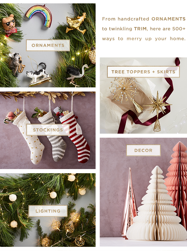 Holiday Decor, Accessories & Gifts | west elm