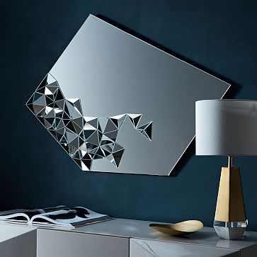 Overlapping Diamonds Mirror | west elm