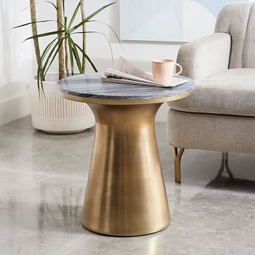 Natural Tree Stump Side Table | west elm