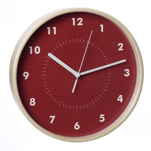 Simple Wood Wall Clock | west elm