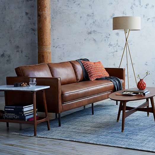 Axel Leather Sofa (89") | west elm
