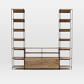 Industrial Modular Media Set With Bookshelves | west elm