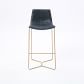 Slope Leather Bar + Counter Stools | west elm