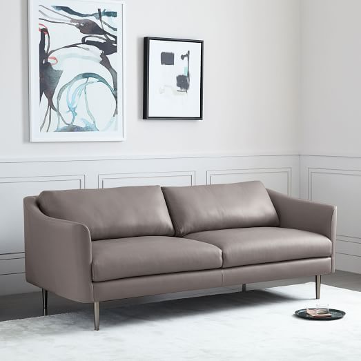 Sloane Leather Sofa (78") | west elm