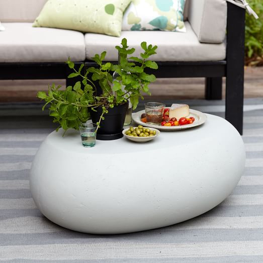 Pebble Outdoor Coffee Table | west elm