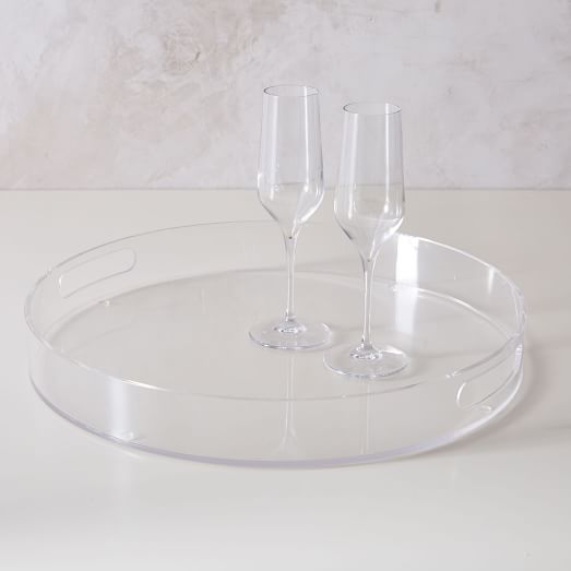 Acrylic Tray - Round | west elm