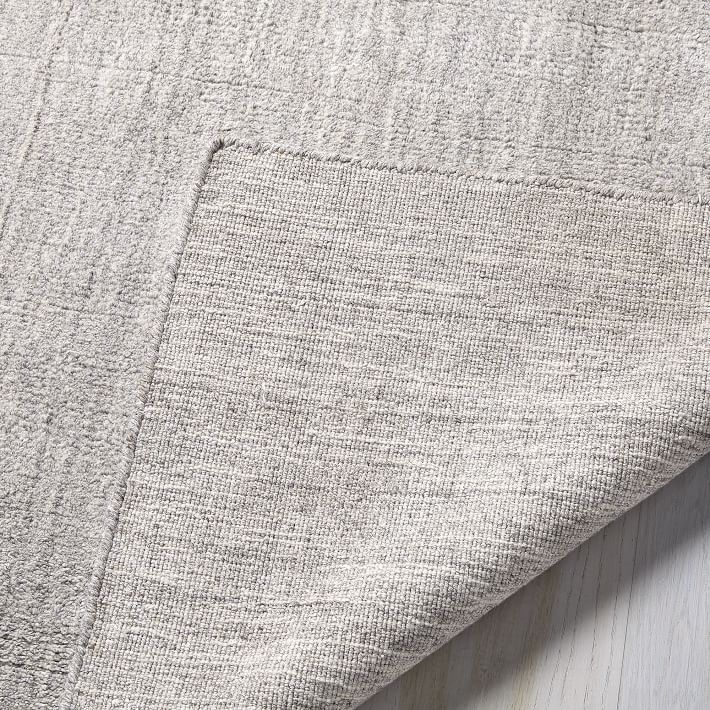 Hand-Loomed Shine Rug - Gray | west elm