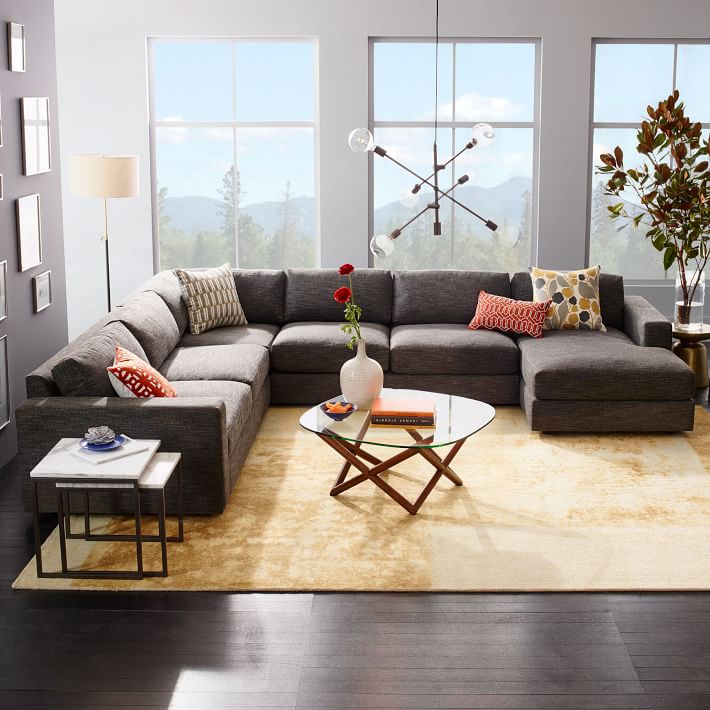 Urban 4-Piece Chaise Sectional | west elm