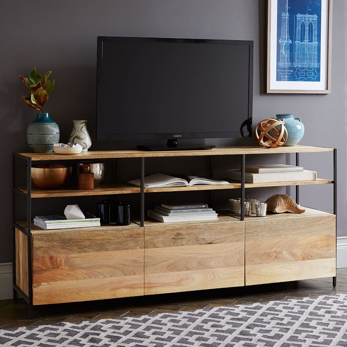 Industrial Modular Media Console (67") | west elm