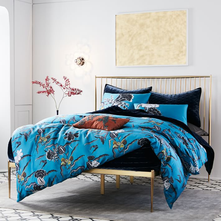 Stella Metal Bed - Brass | west elm