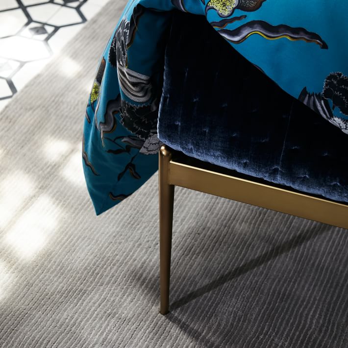 Stella Metal Bed - Brass | west elm