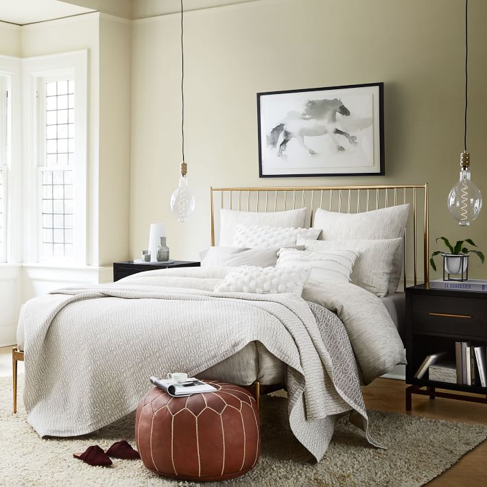 Stella Metal Bed - Brass | west elm